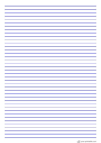 Free Printable Lined Papers For College | your-printable.com