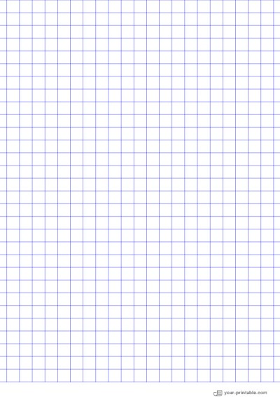 Full Page Grid Paper blue 3/8 inch | your-printable.com