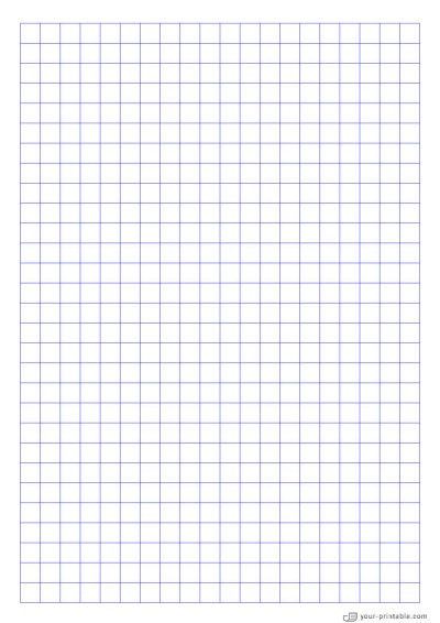 Grid Paper blue 3/8 inch | your-printable.com