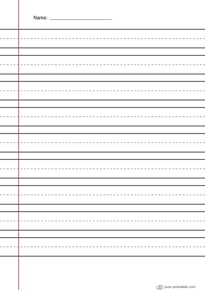 Free Printable Lined Paper